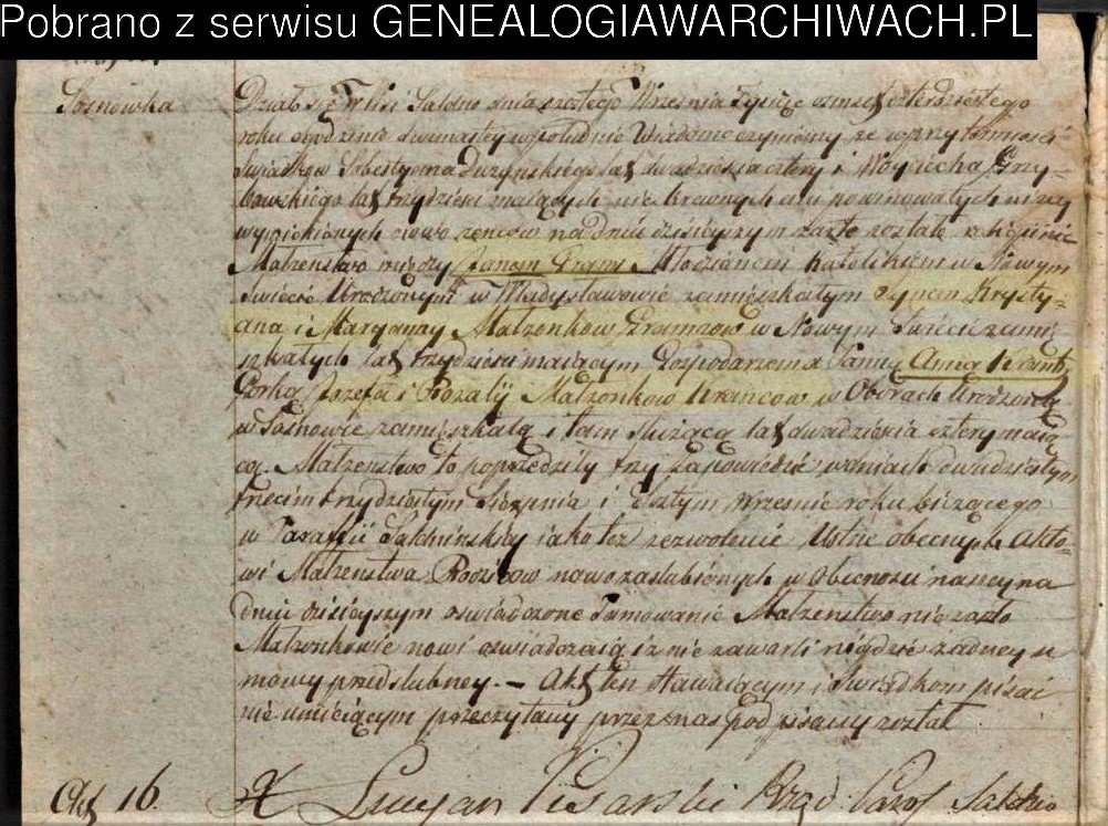 Forum | PolishOrigins :: View topic - Polish records translations